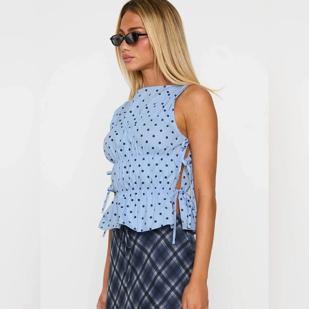 Princess Polly | Tops | Princess Polly Endless Summers Tie Side Top ...